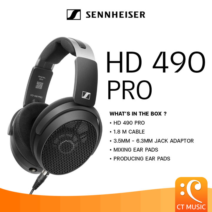 Sennheiser HD 490 Pro Headphones หูฟัง HD490 HD490Pro | Lazada.co.th