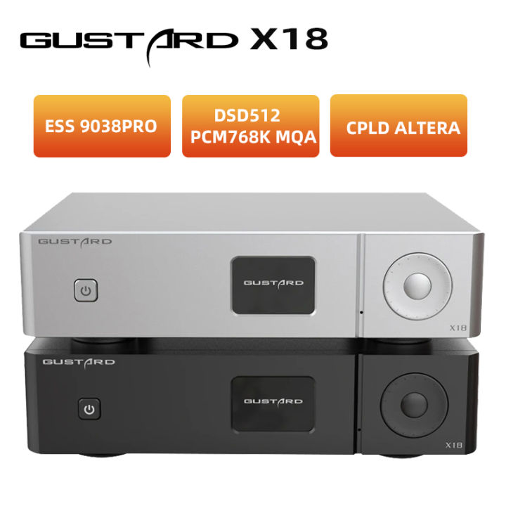 Gustard DAC-X18 Decoder MQA ES9038 PRO Bluetooth 5.0 XU216 Processor ...