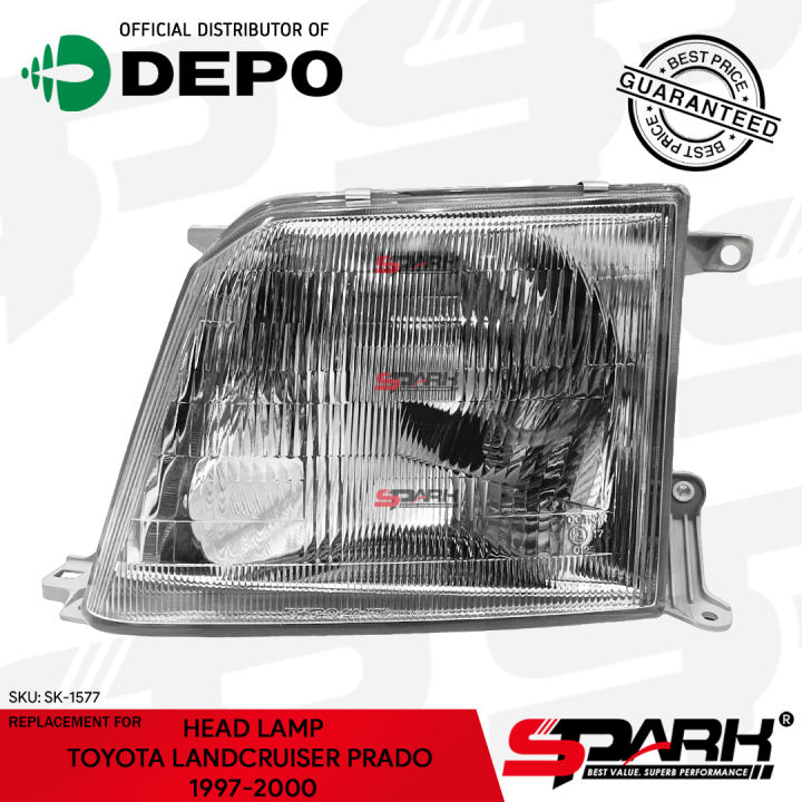 Head Lamp Head Light Toyota Landcruiser Prado LC90 1997 - 2000 Land ...
