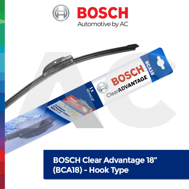 BOSCH CLEAR ADVANTAGE WIPER BLADE SIZE 18" SINGLE | Lazada PH