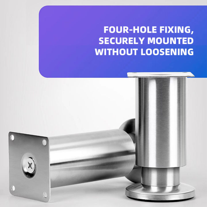 Adjustable Table Stand Metal Furniture Legs Stainless Steel Cabinet ...
