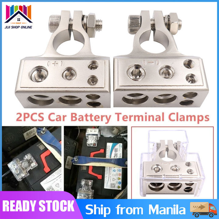 🔝 Original 【24 hours delivery】2x Car Duty Plated Battery Terminal ...
