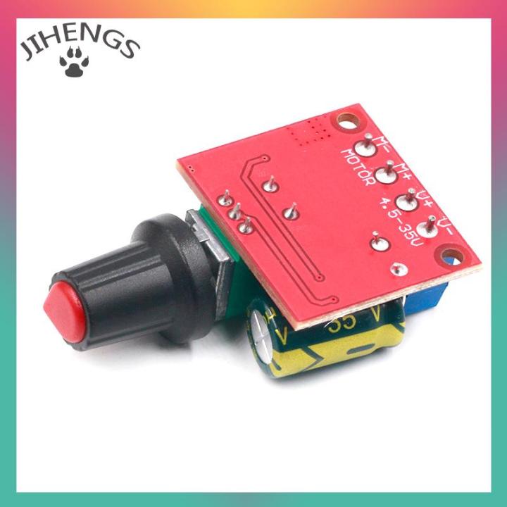 JIHENGS 5A 90W PWM 12V DC Motor Speed Controller Module DC-DC 4.5V-35V ...