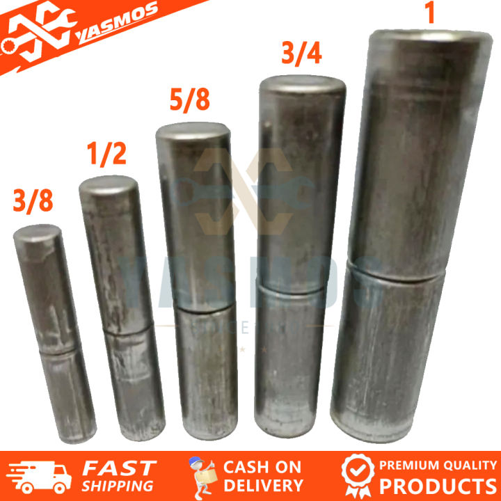 COD 516 to 34 Cylindrical Hinges Iron Tube Shaft Heavy Duty Steel door ...