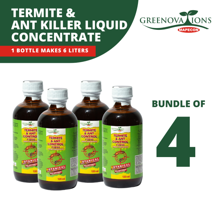 MAPECON GREENOVATIONS F3D50 Termite and Ant Killer Liquid Concentrate ...