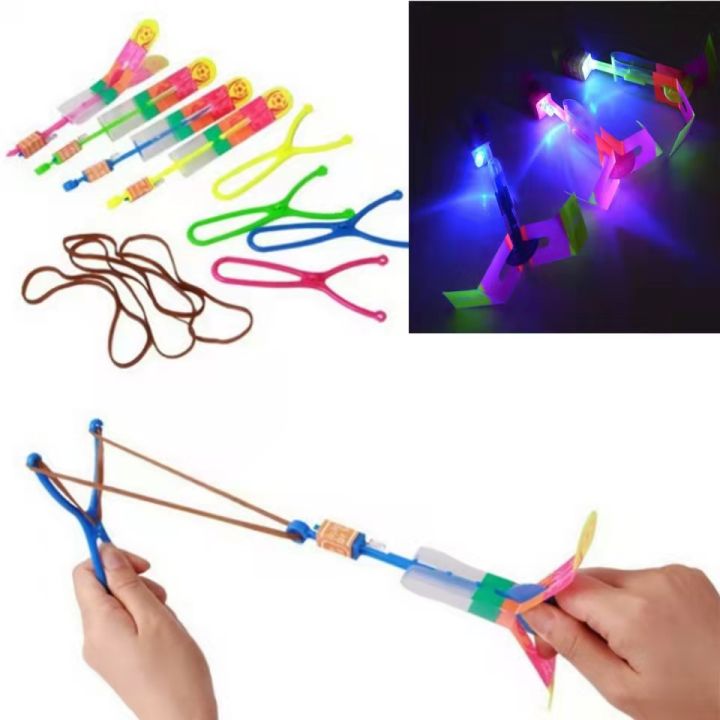 LED Helicopter Flying Arrow Flying Rocket Classic Toys Helicopters ...