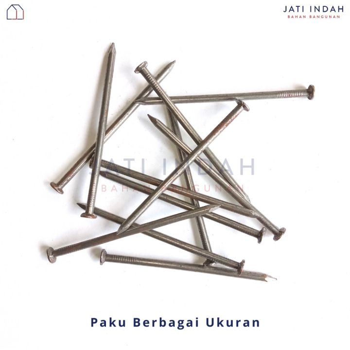 PAKU KAYU / TRIPLEK / BAMBU UKURAN LENGKAP 100 GRAM / 2 2,5 3 4 5 7 9 ...