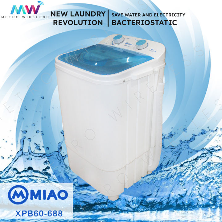 Automatic Mini Portable Washing Machine 6kg XPB60-688 | Lazada PH