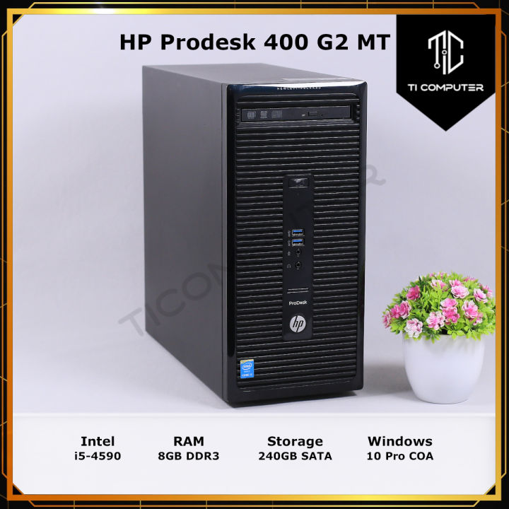 HP Prodesk 400 G2 MT Intel Core i5-4590 8GB DDR3 RAM 240GB SATA SSD ...