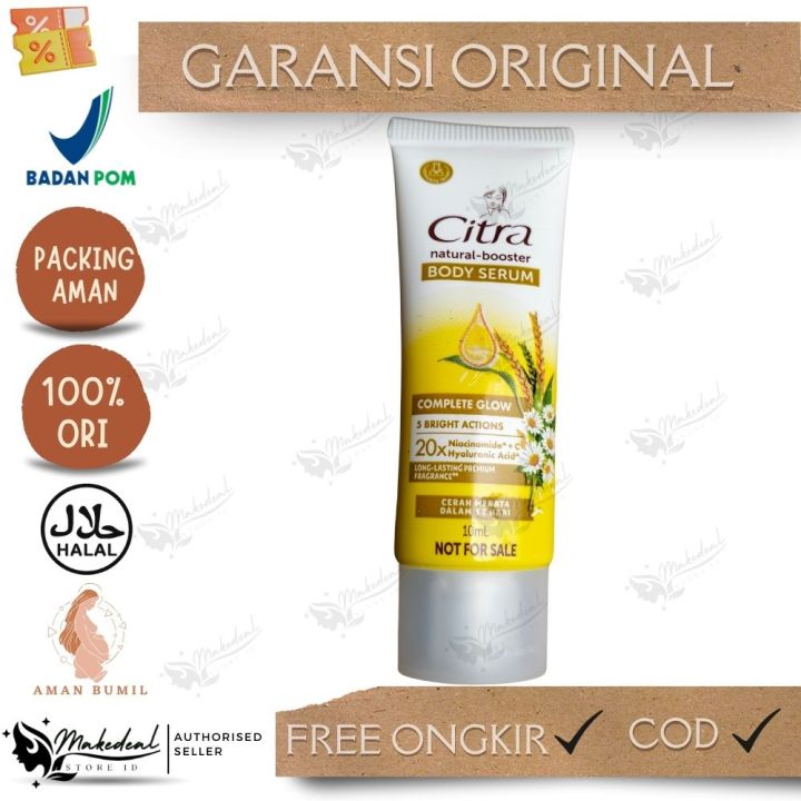 Citra Natural Booster Body Serum MINI 10 ML COmplete Glow 5 BRIGHT ...