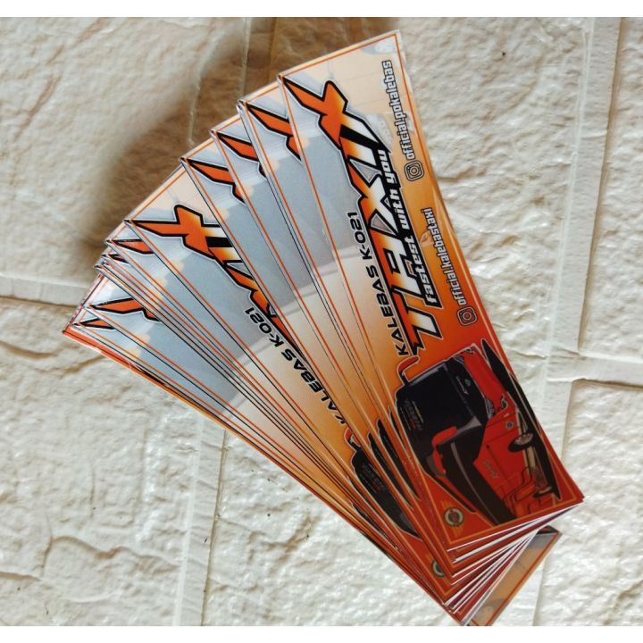STIKER BASURI TAXI DAN PUJAAN HATI ASLI PO | Lazada Indonesia