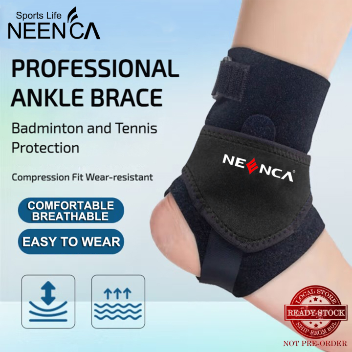 NEENCA Slim Ankle Brace, Suitable For Twisted Ankles, With 3 Straps And ...