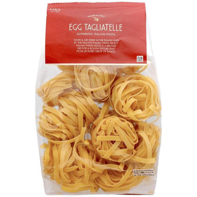 M&S Egg Tagliatelle 500g x1 Marks and Spencer Food Authentic Italian ...