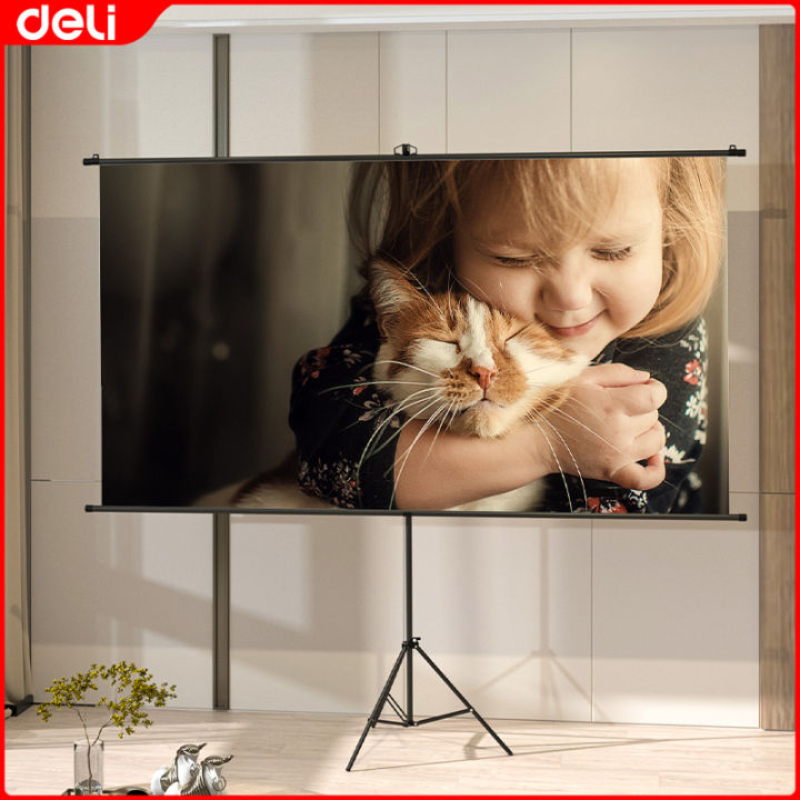 Deli suspension bracket projection screen 72 inches ES901 1600x920mm ...