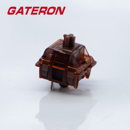 GATERON Phantom Brown Tactile Keyboard Switches RGB LED Pre Lubed 3 Pin ...