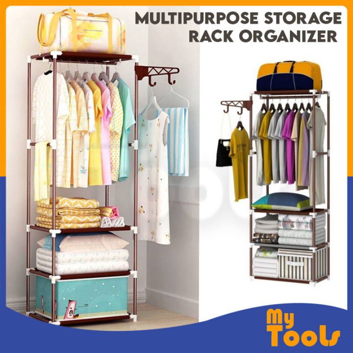 Multipurpose Simple Wardrobe Clothes Organizer & Storage Rack | Lazada