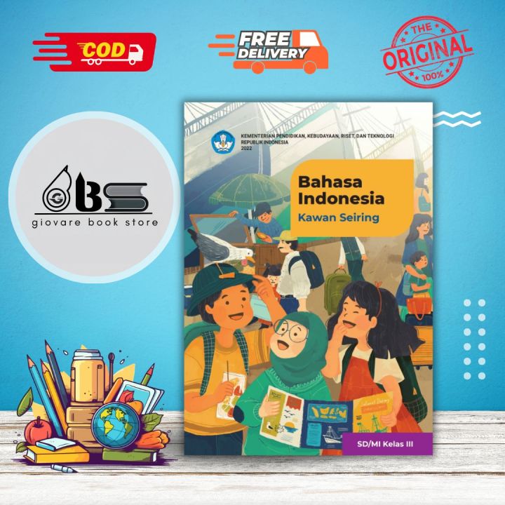 BUKU BAHASA INDONESIA KELAS 3 KURIKULUM MERDEKA ORIGINAL | BAHASA INDONESIA SD KELAS 3 KUMER ...