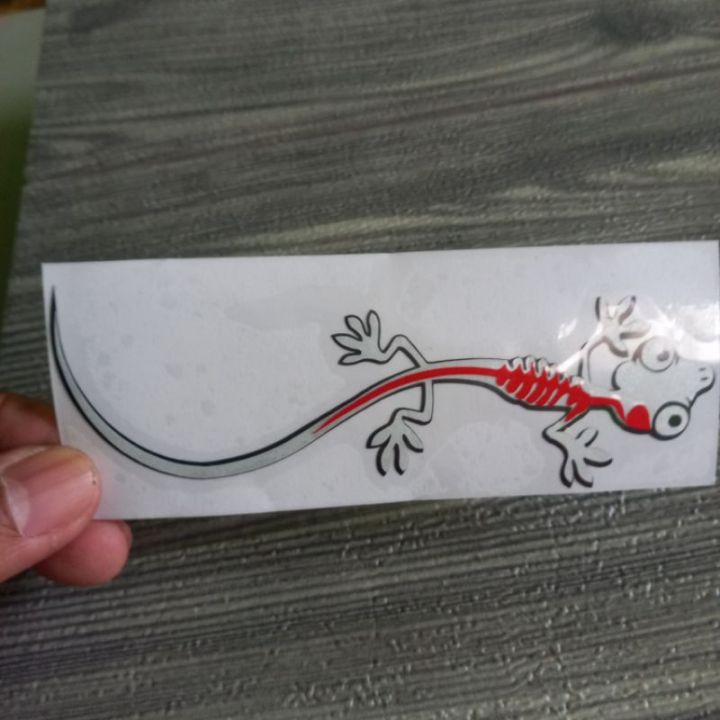 STICKER TENGKORAK CICAK CUTTING STICKER CUTTING MOTOR CUTTING STICKER ...