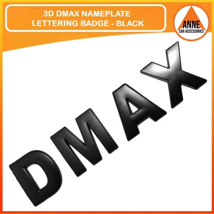 3D Car Hood Emblem Sticker for Isuzu Dmax Silver / Black Decals Bonnet ...