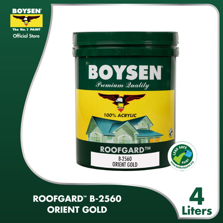 BOYSEN Roofgard Orient Gold B2560-4L | Lazada PH