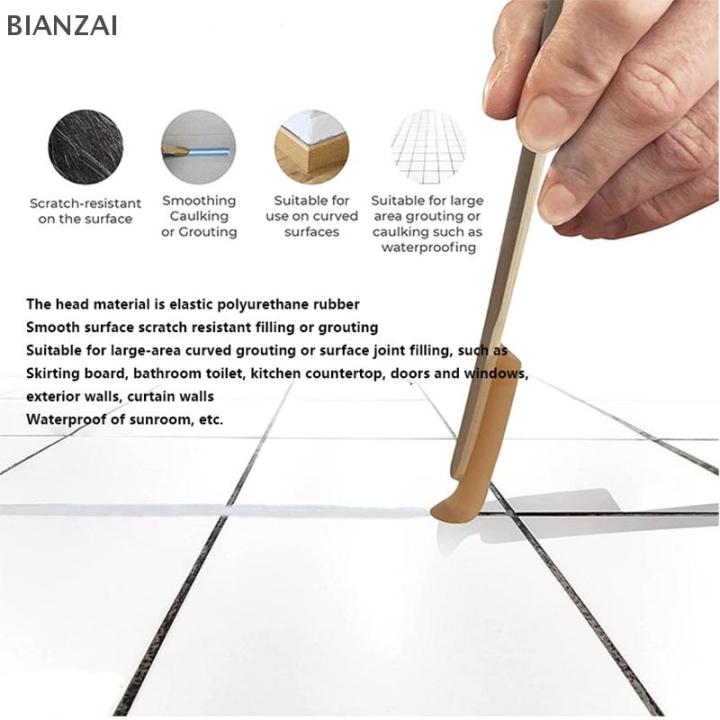 BIANZAI Rubber Caulking Tool Kit Caulk Finishing Tool Multifunctional ...