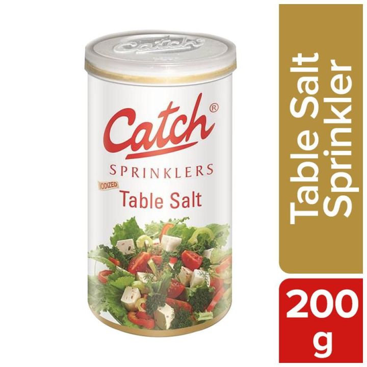 Catch Sprinklers - Iodized Table Salt, 200g Bottle X 2 | Lazada