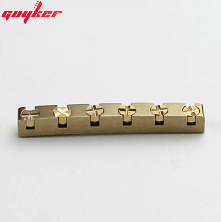 Guyker 42mm Guitar Nut - Height Curved Adjustable Bell Brass Nuts ...