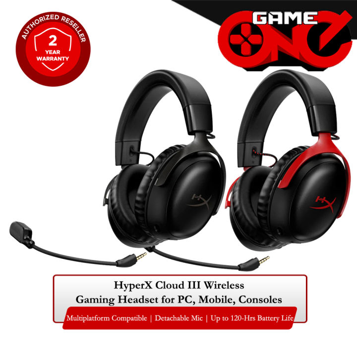 HyperX Cloud III Wireless Gaming Headset for PC, PS5, PS4, and Nintendo Switch | Lazada PH