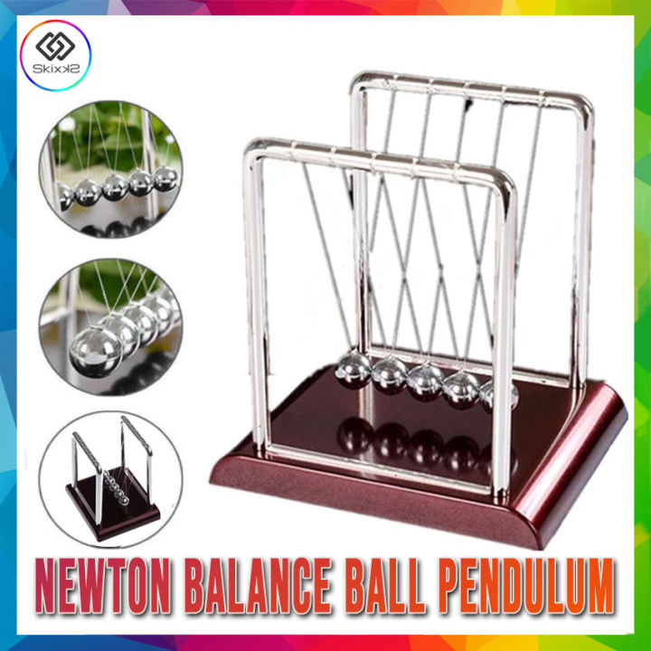 Cradle Steel Newton's Balance Ball Physics Science Mini Pendulum ...