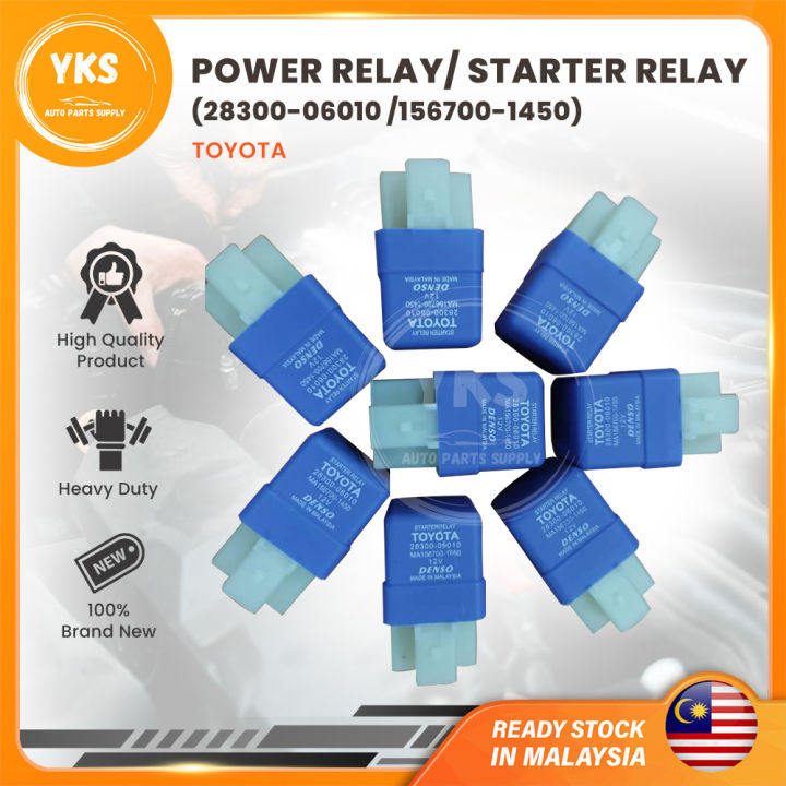 🔥READY STOCK🔥28300-06010 /156700-1450 TOYOTA POWER RELAY DENSO STARTER ...