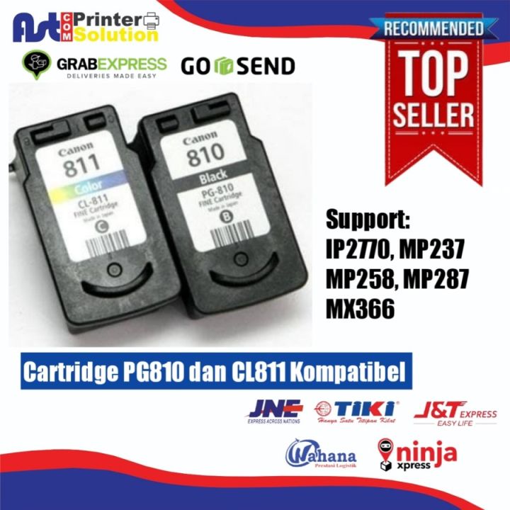 Cartridge 810 811 Siap pakai Cartridge Canon PG810 dan CL811 Recycle ...