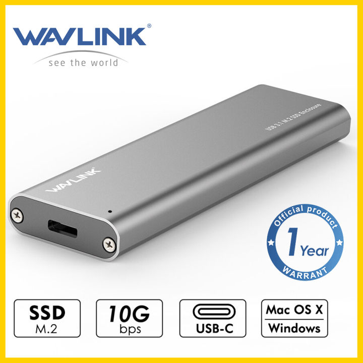 Wavlink USB C Gen 2 External Hard Drive Chassis M 2 Ssd Adapter Hard ...