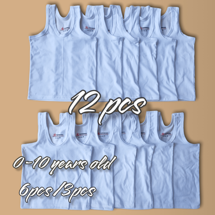12 pcs Baby Sando Kids Sando 0-11 yrs old (12/6/3 pcs) | Lazada PH