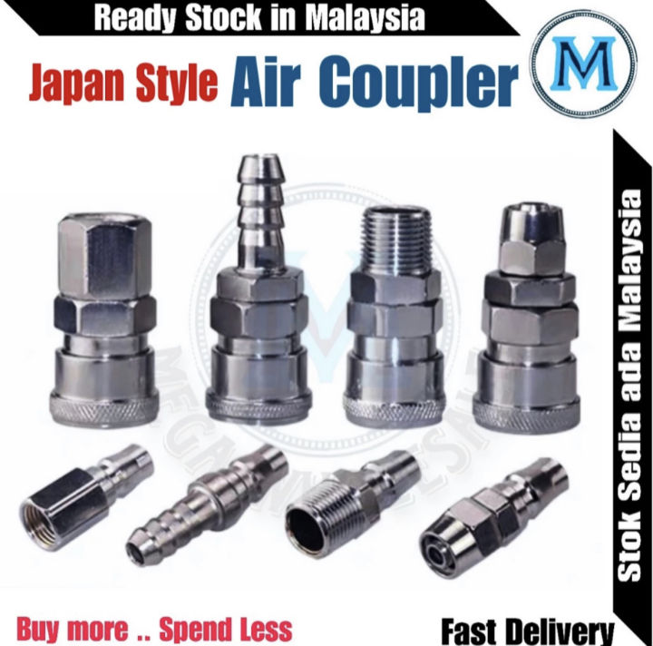 Air Coupler 20,30,40 Series Socket and Plug, Quick connect cupla ,air ...