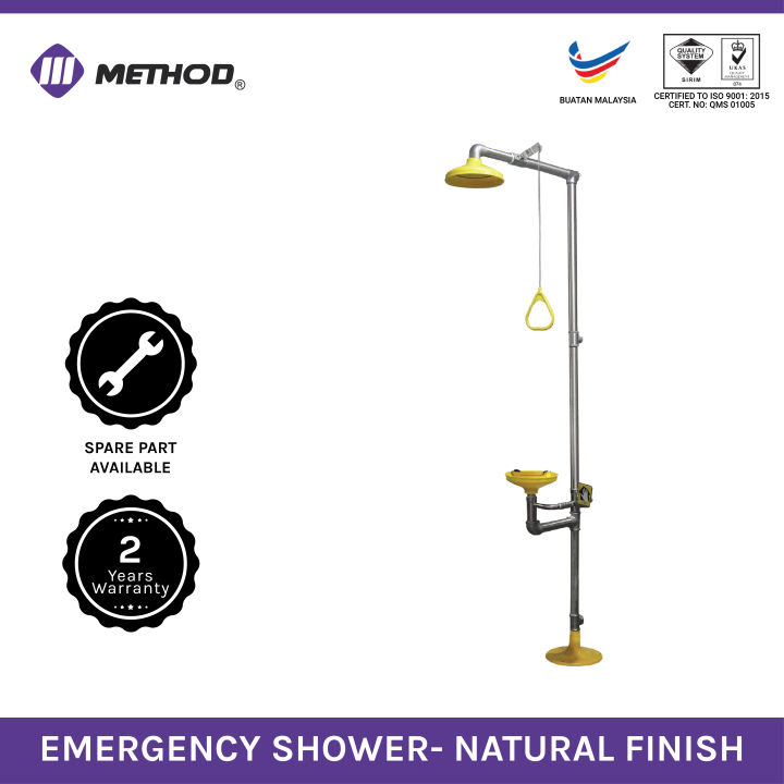 ANSI Certified Emergency Safety Shower and Eyewash (Stainless Steel 304 ...