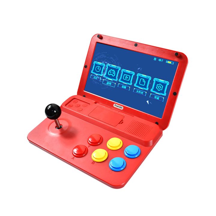 【jw】 2022 New Powkiddy A13 Game Console 10 Inch Screen Detachable Joystick Output Arcade Players ...