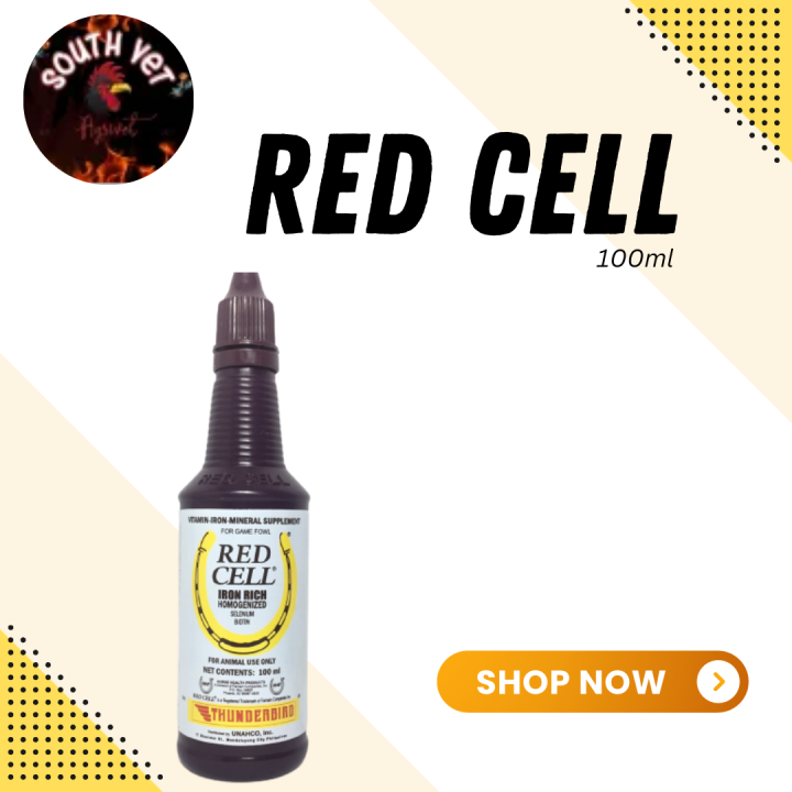 [SOUTH VET II] Red Cell Iron Rich (100ML) Vitamin -Iron -Mineral ...