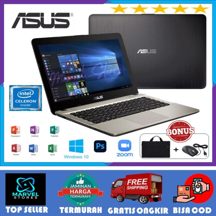 LAPTOP ASUS X441 RAM 4GB - 512 SSD / WIN 10 / 14" inch ( BONUS MOUSE ...