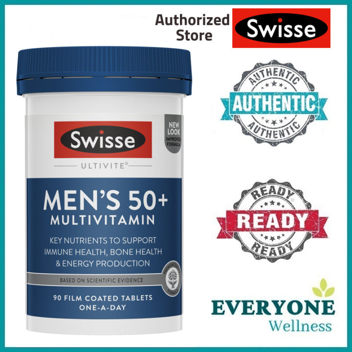 [Local Delivery] Swisse Men's Ultivite 50+ Multivitamin 90 Tablets | Lazada Singapore
