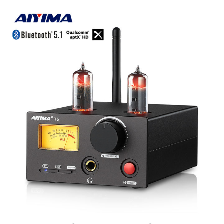 AIYIMA T5 MM Phono Stage Amplifier Record Player Stereo Audio VU Meter ...