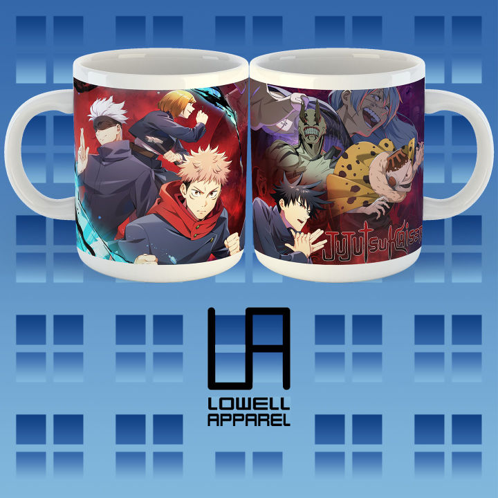 Jujutsu Kaisen Satoru Megumi Yuji Nobara Mug - Anime Souvenir ...