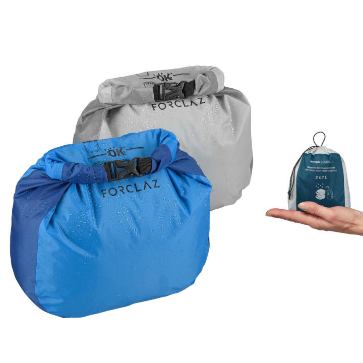 Decathlon Forclaz Set of 2 trekking storage covers with waterproof half ...