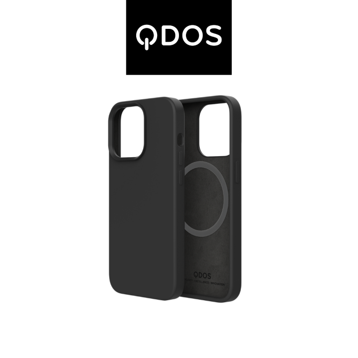 QDOS Touch Pure with Snap for iPhone 12 Pro Max Black | Rapha's Gear ...