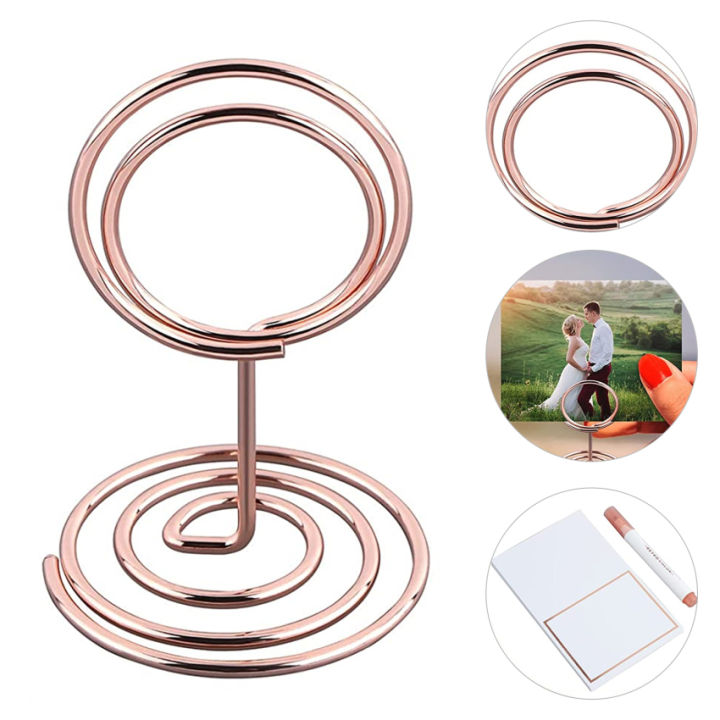 10pcs Mini Place Card Holders, Cute Table Number Holders, Classy Table ...