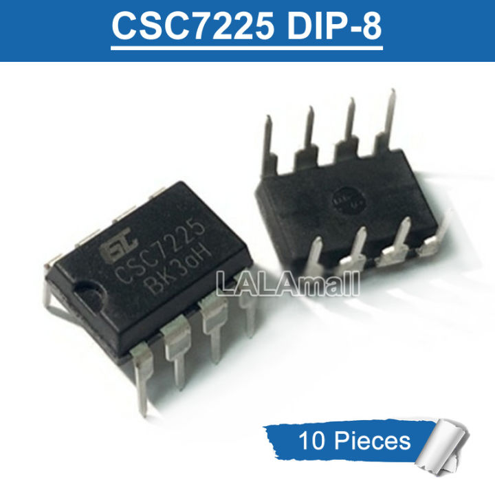 10pcs CSC7225 DIP-8 CSC 7225 DIP8 DIP Off-line Switch Power Supply Chip ...