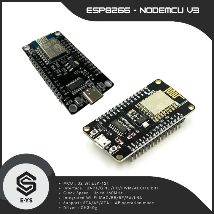 Esp8266 Nodemcu Lua Wifi V3 Lazada Indonesia 