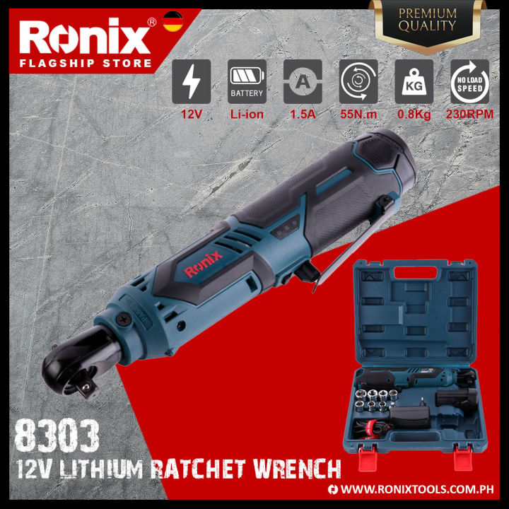 NEW! 🇩🇪 Ronix Model 8303 12V Drive Size 3/8" High Quality Cordless ...