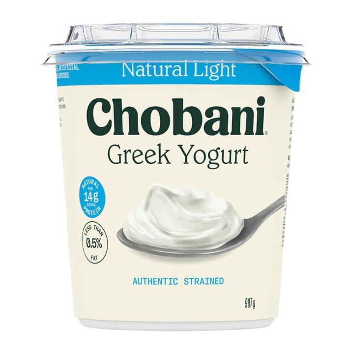 Chobani Greek Yogurt Natural Light Plain 907G | Lazada Singapore