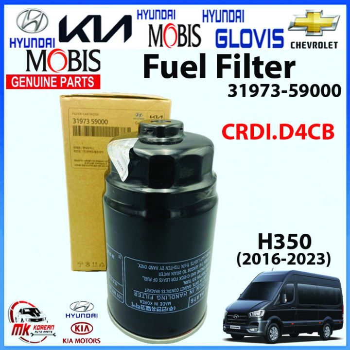 [GENUINE] Fuel Filter for H350(2016-2023). CRDI. D4CB. 31973-59000 ...
