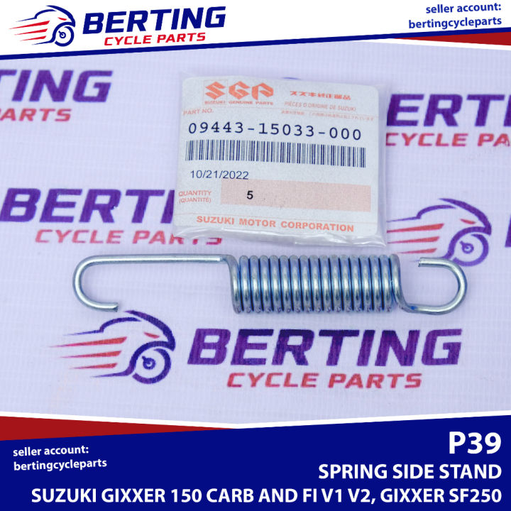 SGP SPRING SIDE STAND Suzuki Gixxer 150 Carb and FI V1 V2 Gixxer SF250 ...